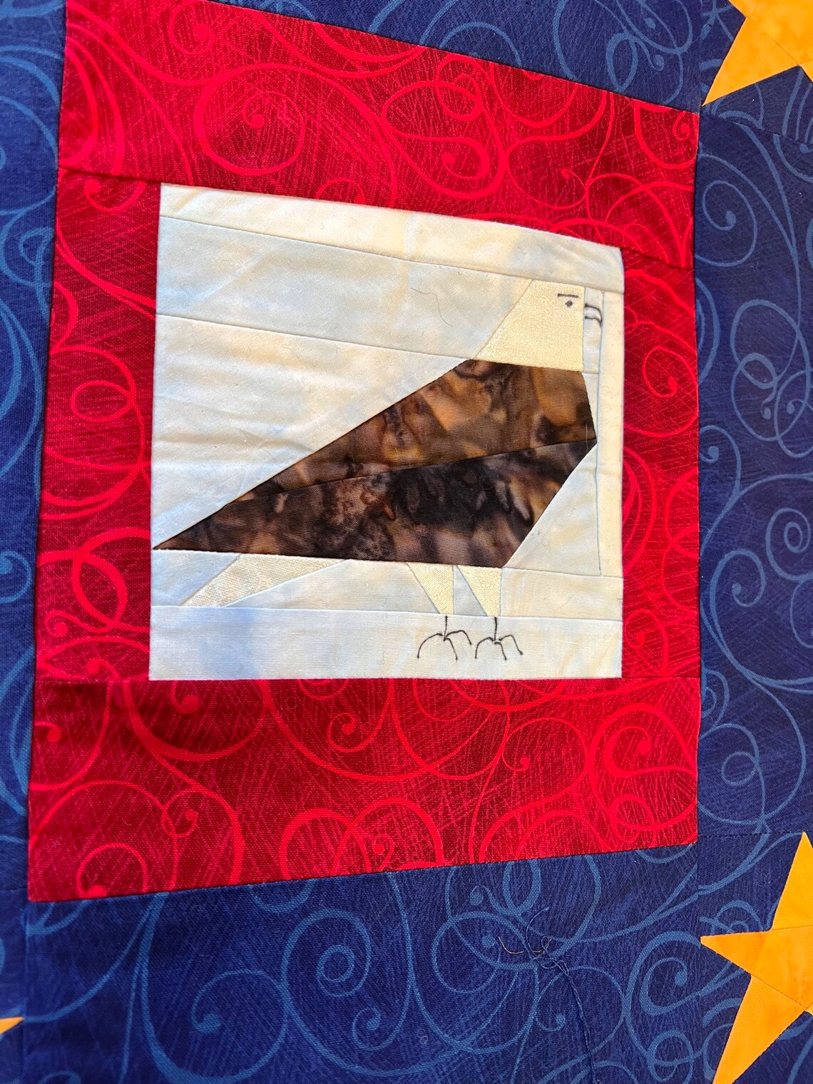 Bald American Eagle Quilt as You Travel Foundation Paper Piecing ...