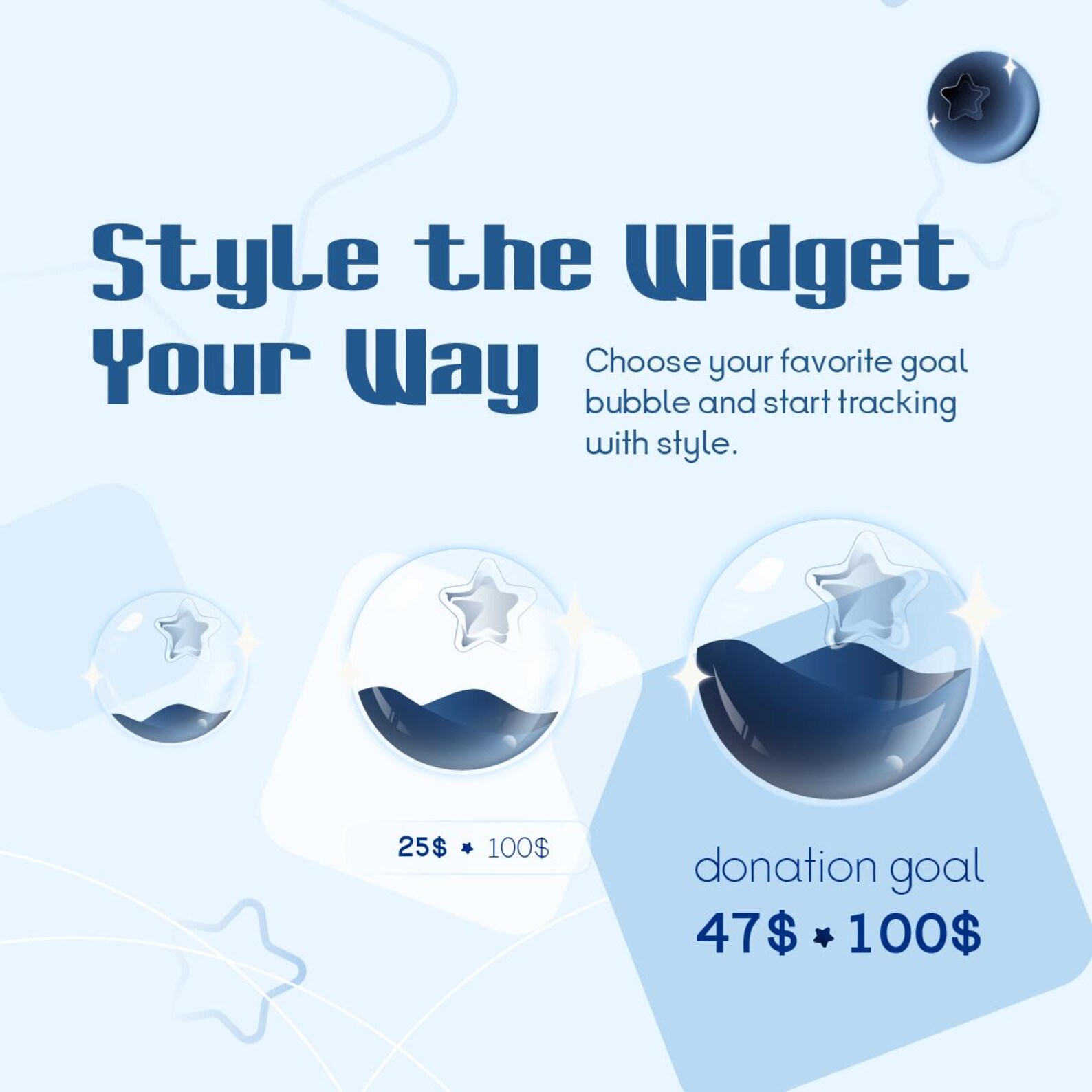 Animated Blueberry Chat Widget: Custom Twitch Stream Overlay - Etsy