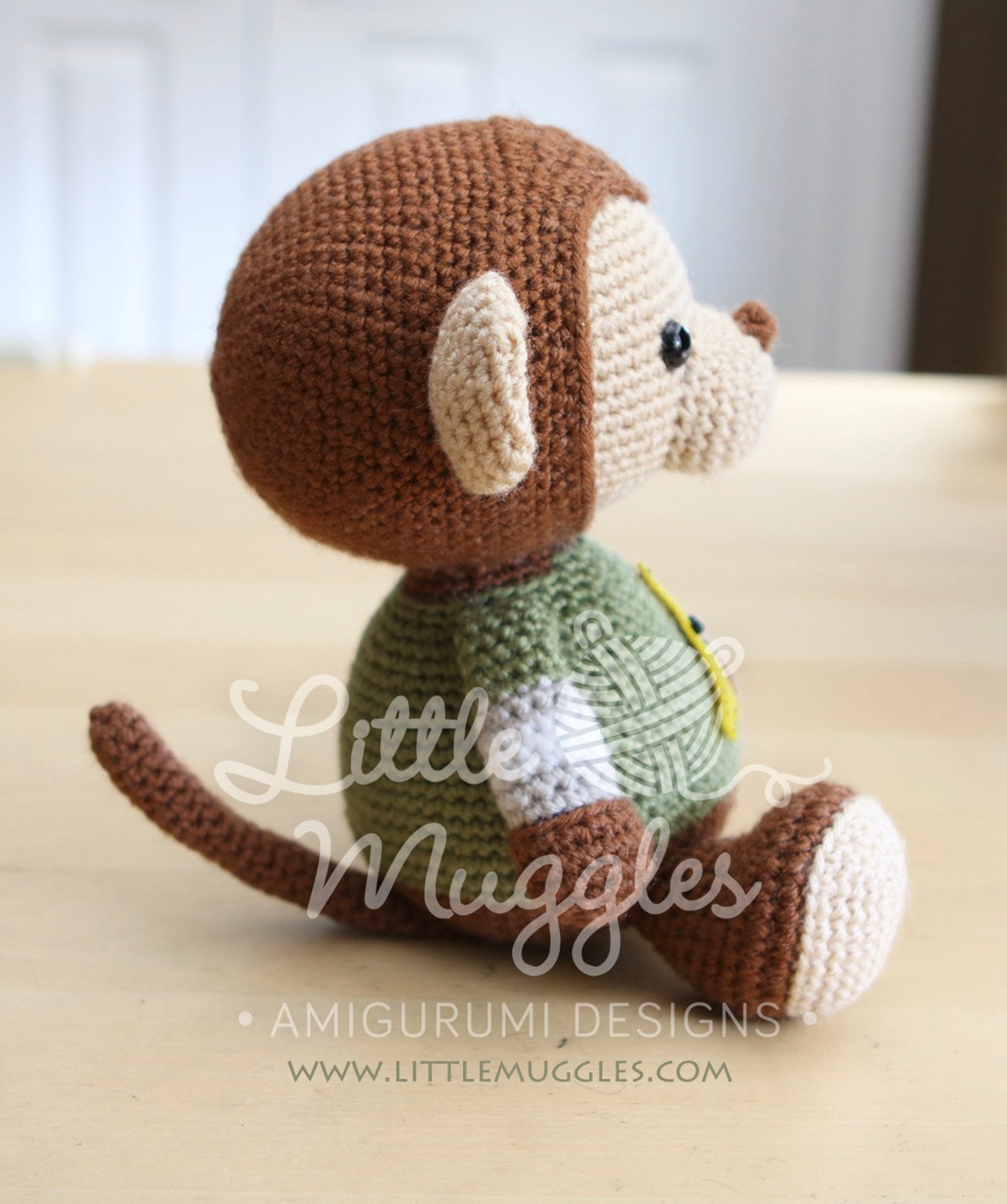 Amigurumi Crochet Pattern Miles the Monkey - Etsy