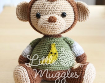 Crochet Amigurumi Pattern Simi the Monkey | Etsy