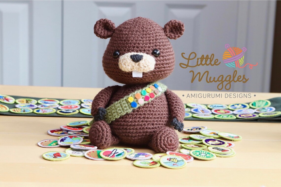 Amigurumi Crochet Pattern - Bucky the Beaver - Etsy