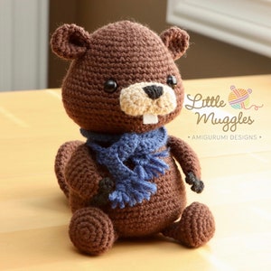 Amigurumi Crochet Pattern - Bucky the Beaver - Etsy