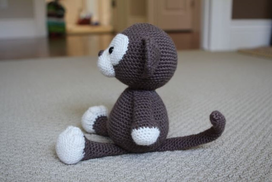 Crochet Amigurumi Pattern Simi the Monkey | Etsy