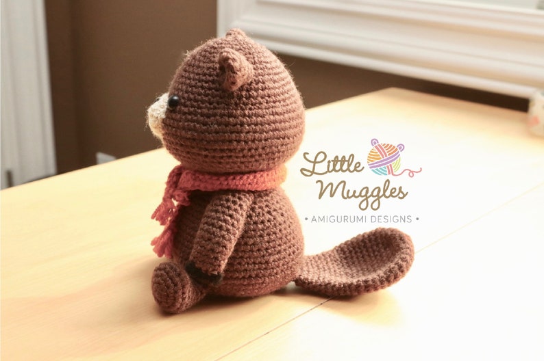 Amigurumi Crochet Pattern - Bucky the Beaver - Etsy UK