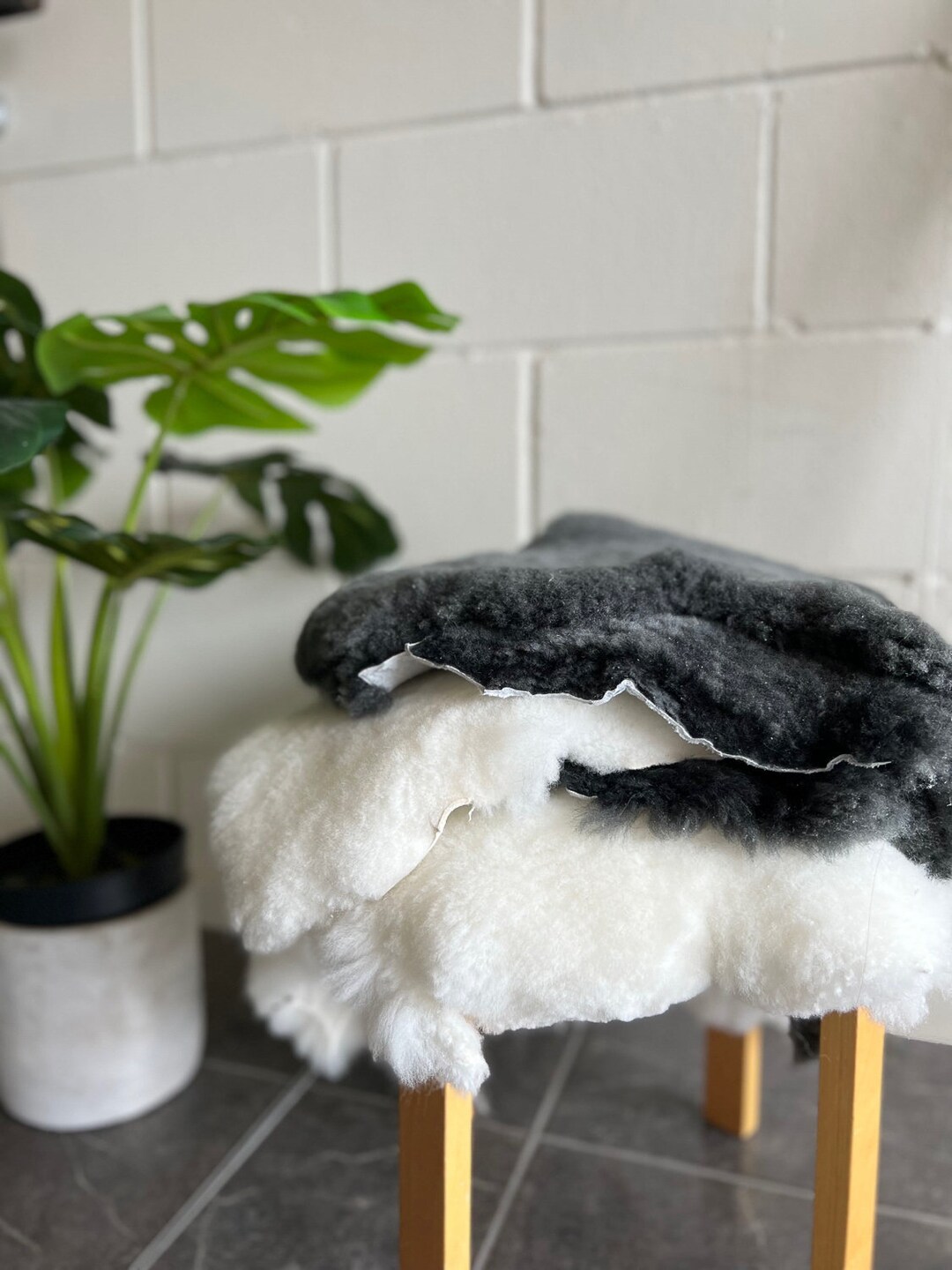 Short Wool Sheepskin Offcuts for Your Craft Projects - Etsy