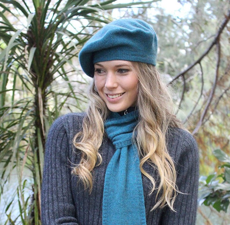 Possum Merino Plain Beret - Etsy