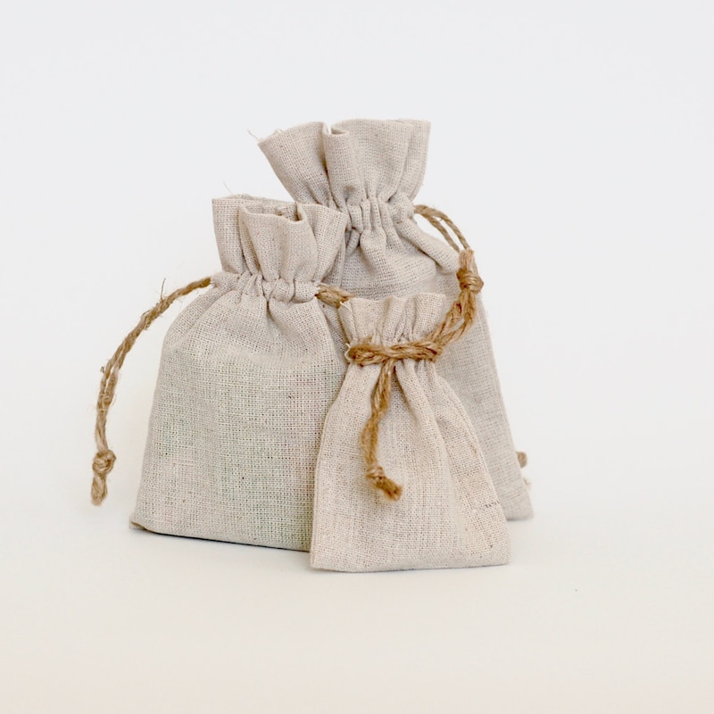 Linen Drawstring Bag - Etsy