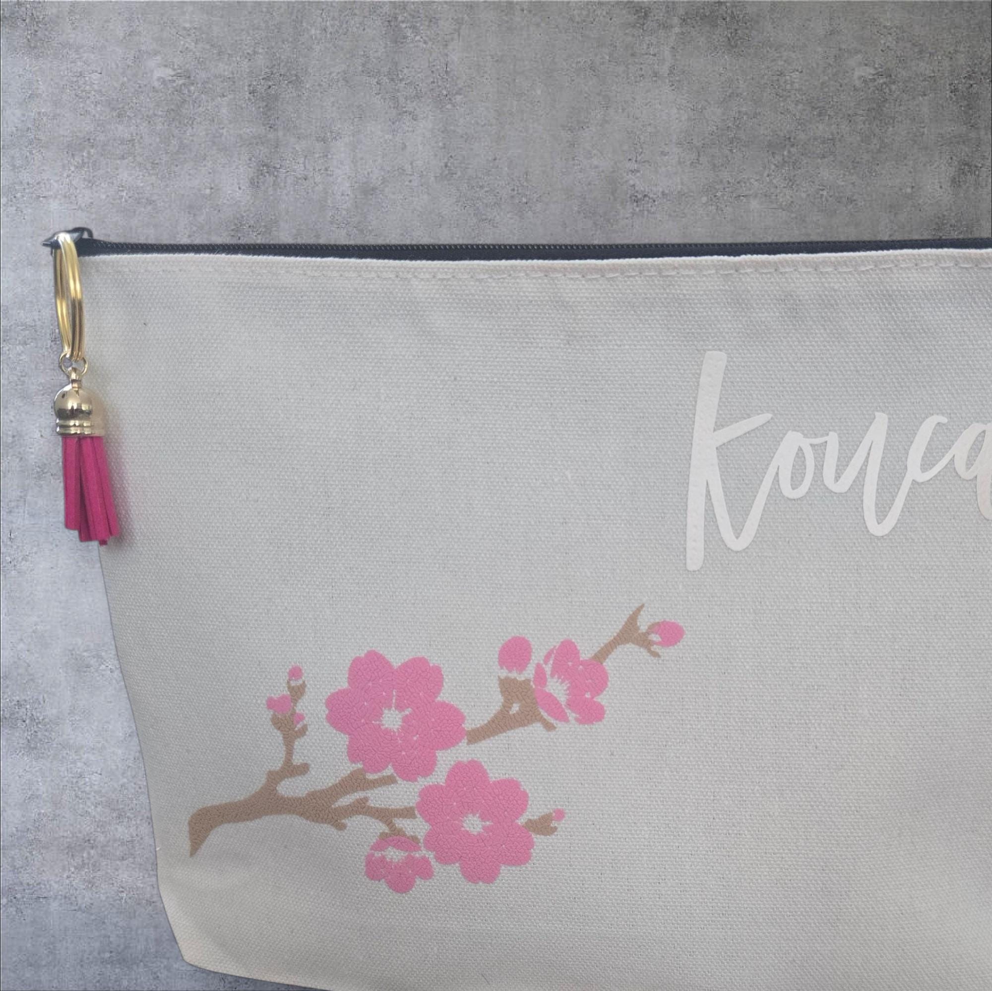 Custom Photo Lining Clutch Bag: Textured Floral Design, Tassel Gift - Etsy