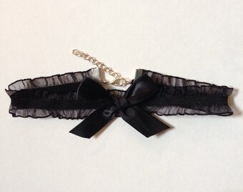 Ruffle choker | Etsy