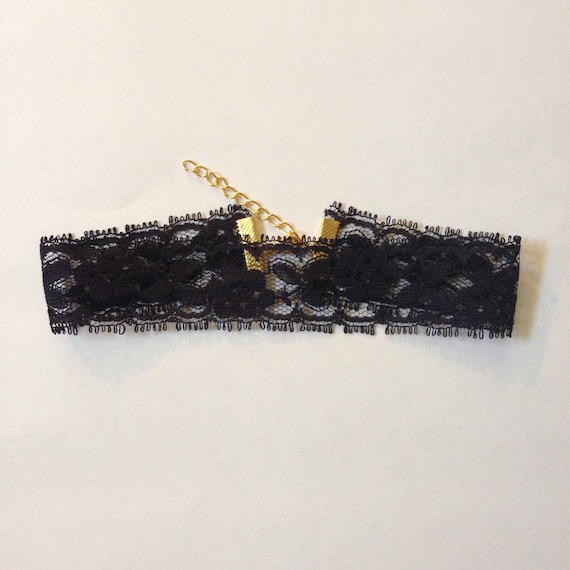 Black Lace Choker Lace Choker Lacy Choker in Black Black - Etsy