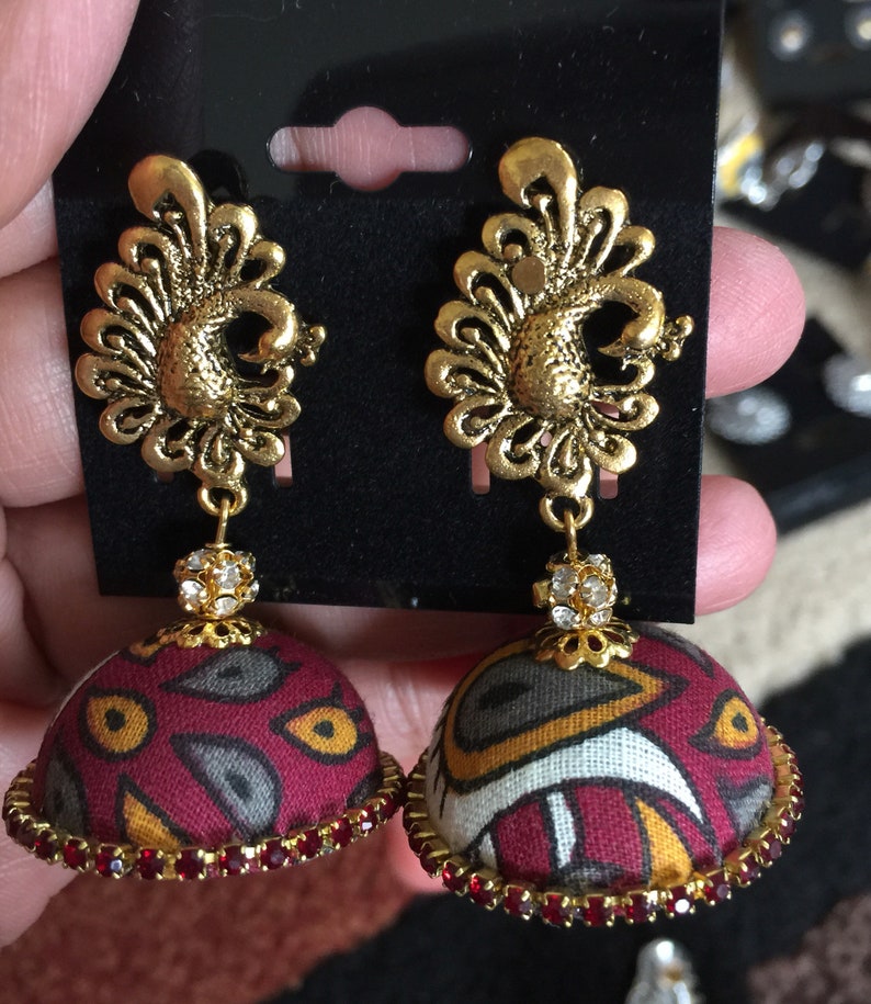 Kalamkari jhumkas store