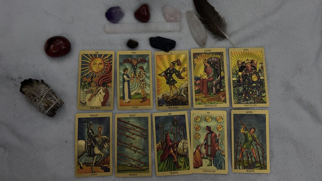 10 Card Tarot/ Oracle / Yes or No Question Bundle - Etsy