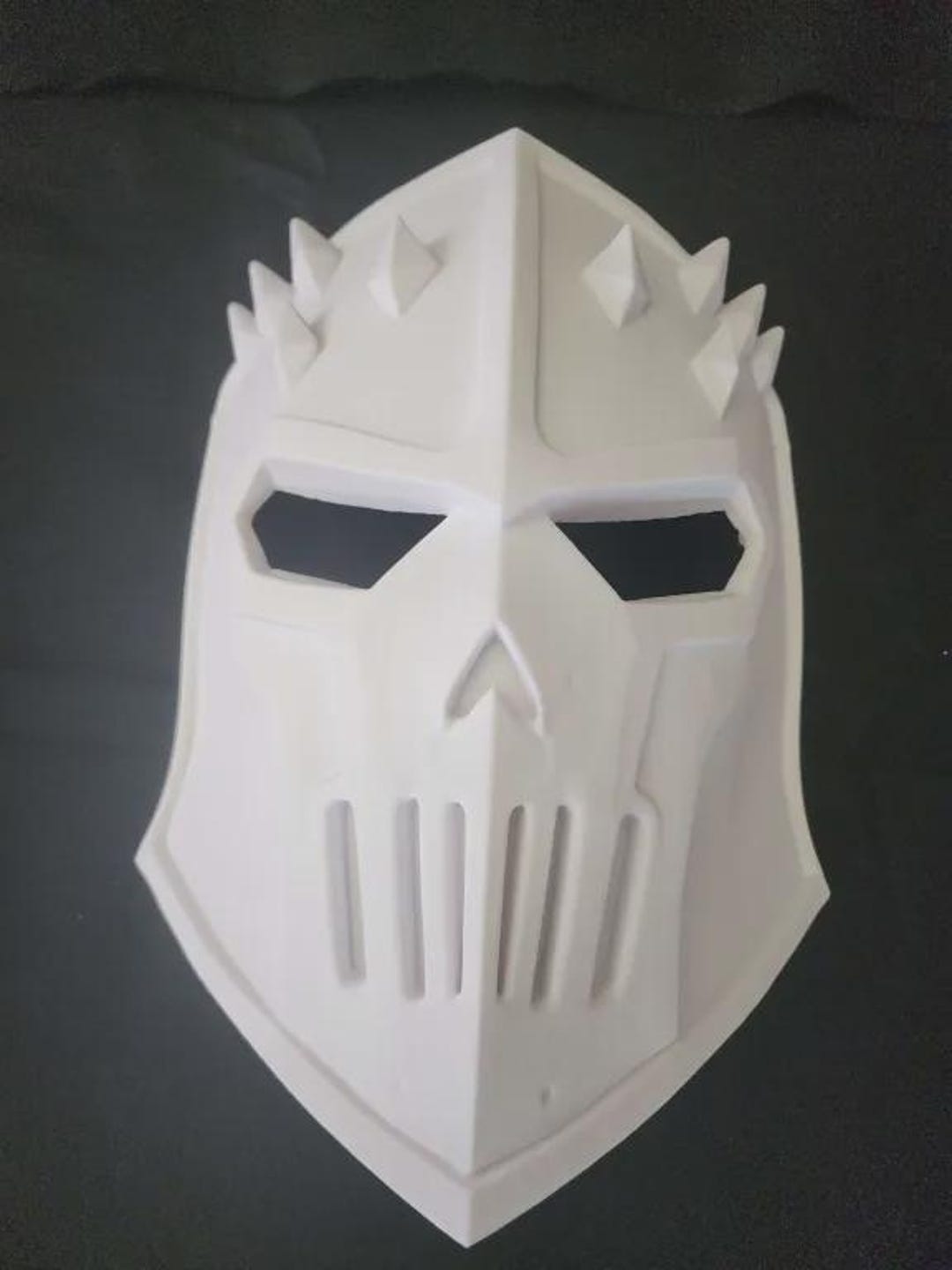 Raw 12 Ft Skelly Mask – Unfinished 3D Print for Halloween Display or ...