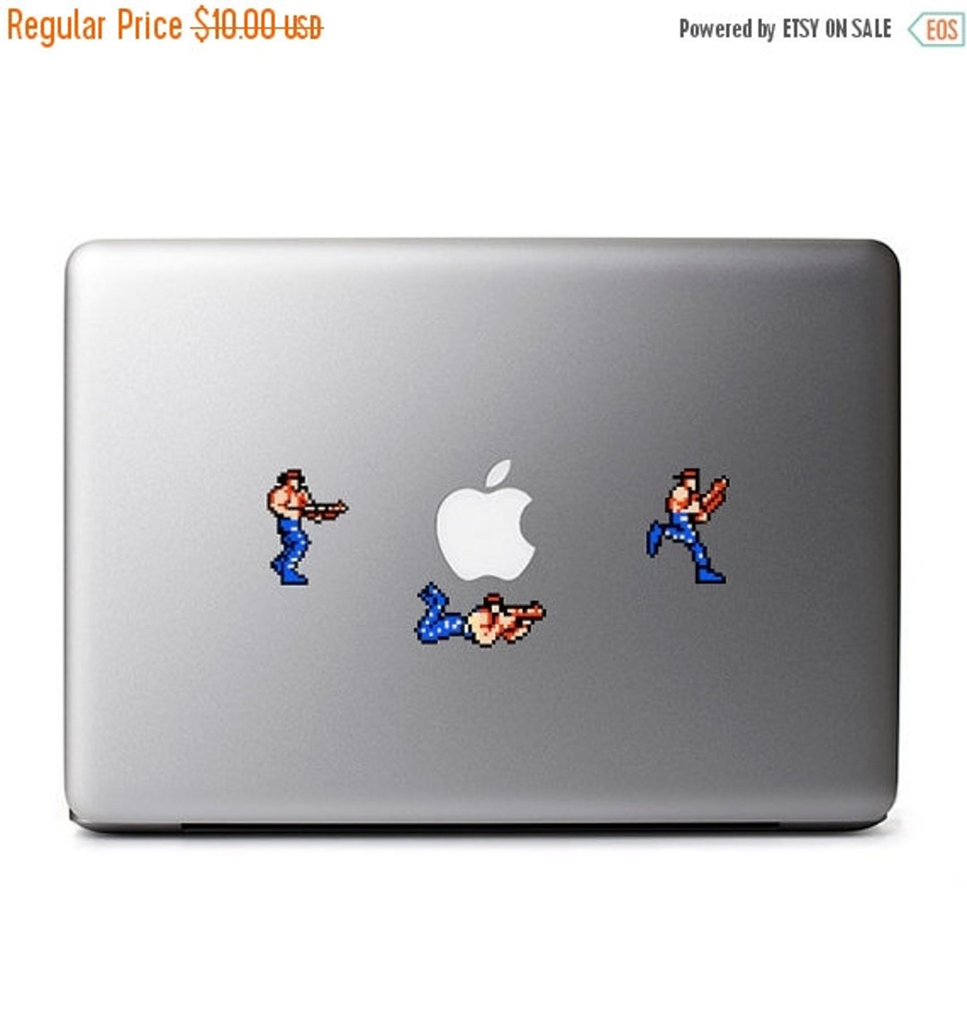 Bill mad Dog Rizer From Contra multi-pack Retro 8-bit Vinyl Decal - Etsy