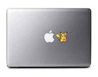 Pikachu apple laptop sticker - bettasp