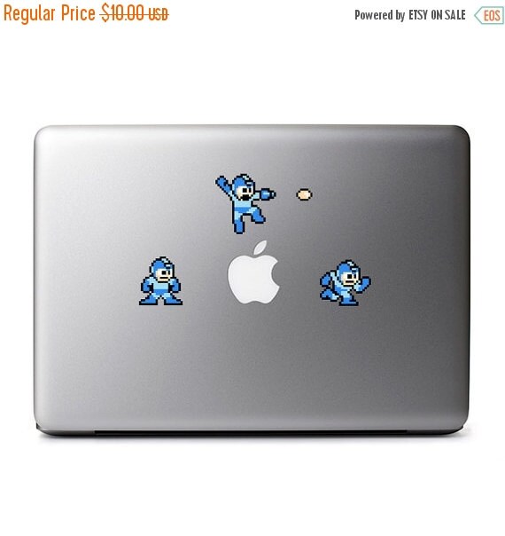 Mega Man multi-pack Retro 8-bit Vinyl Decal - Etsy