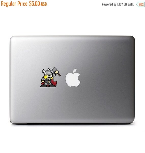 Thor 8-bit Vinyl Decal | Etsy