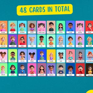 Emoticon Flashcards for Kids | Printable Feelings Cards | Social ...