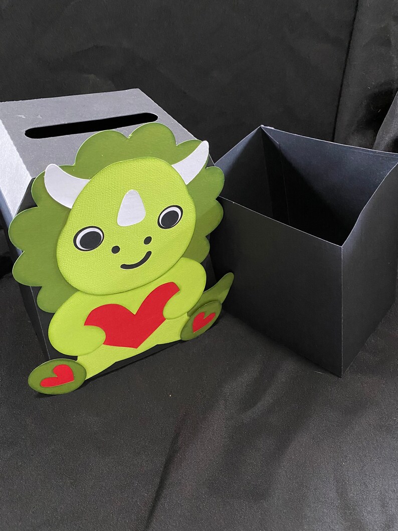Dinosaur Valentine Box - Etsy