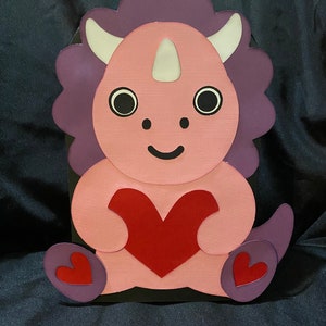 Dinosaur Valentine Box - Etsy