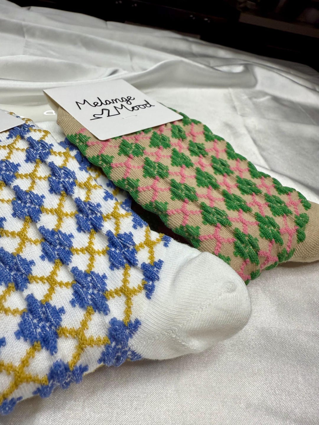 Argyle Pattern Socks - Etsy