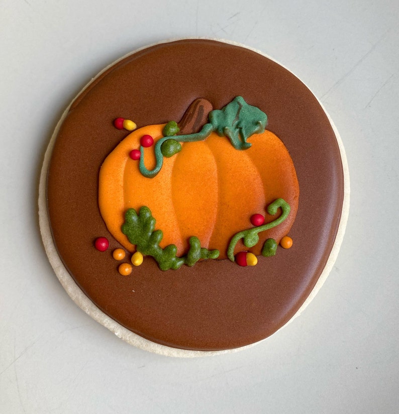 Pumpkin Royal Icing Transfer Sheet Template. DIY Royal Icing - Etsy