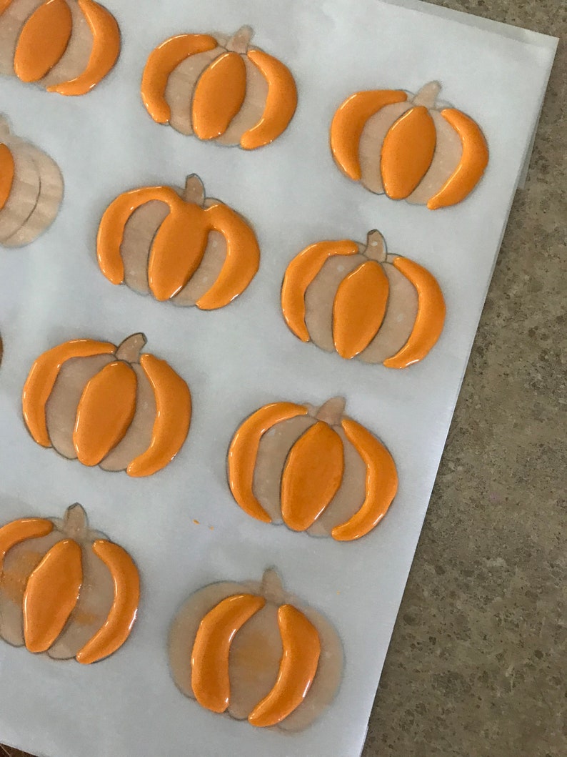 Pumpkin Royal Icing Transfer Sheet Template. DIY Royal Icing | Etsy