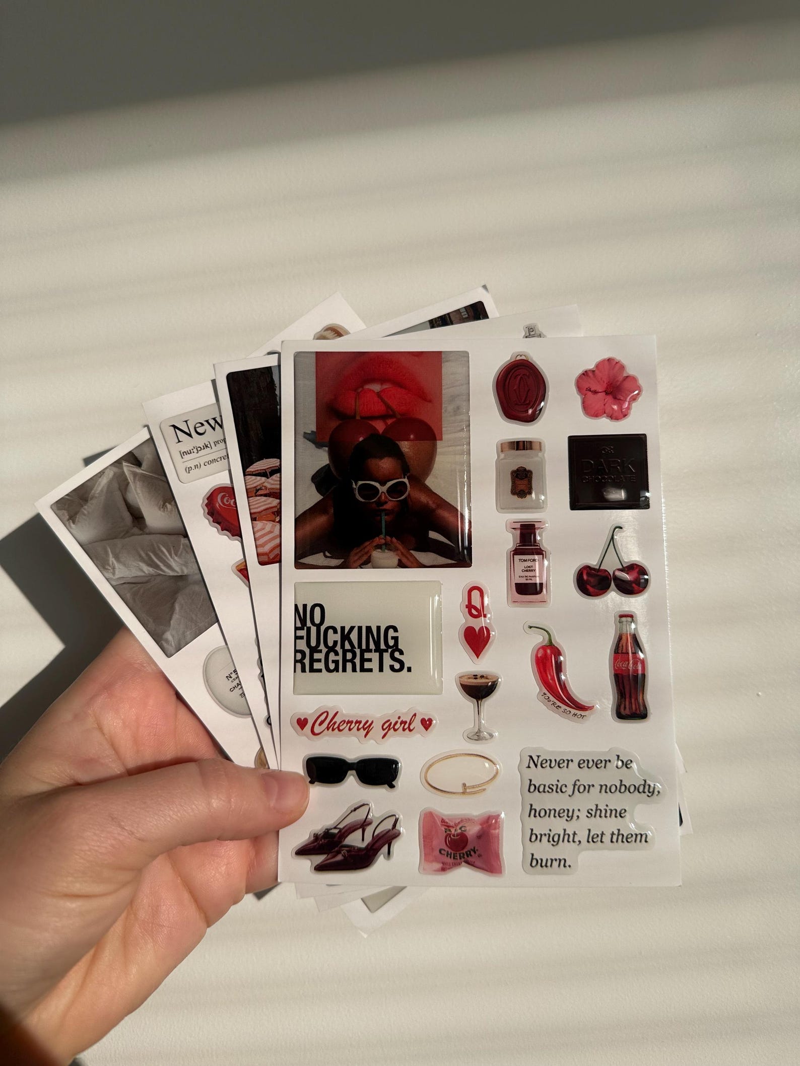 3D Epoxy Stickers, Aesthetic Affirmations for Iphone, Laptop - Etsy