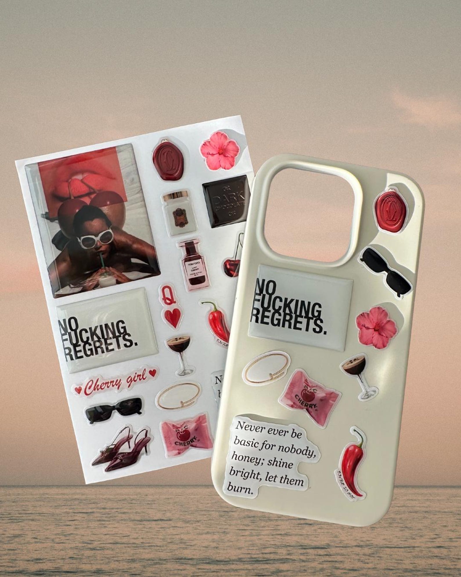 3D Epoxy Stickers, Aesthetic Affirmations for Iphone, Laptop - Etsy