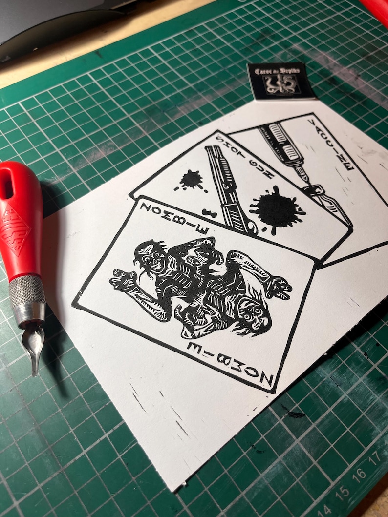 ALICE IN BORDERLAND Season 3 Zombie Lino Print - Etsy