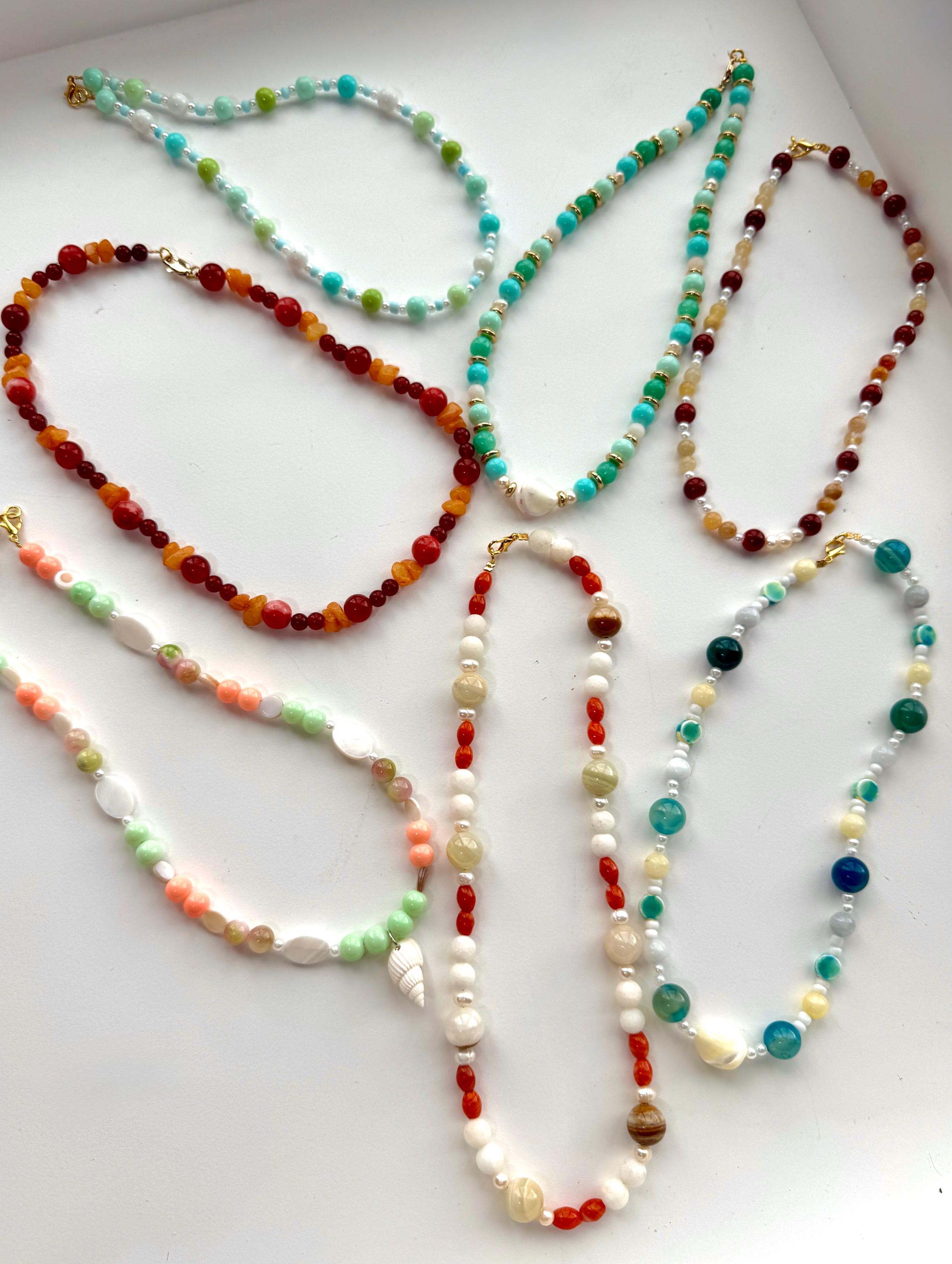 Handmade Beaded Necklaces | Custom Colorful Jewelry - Etsy