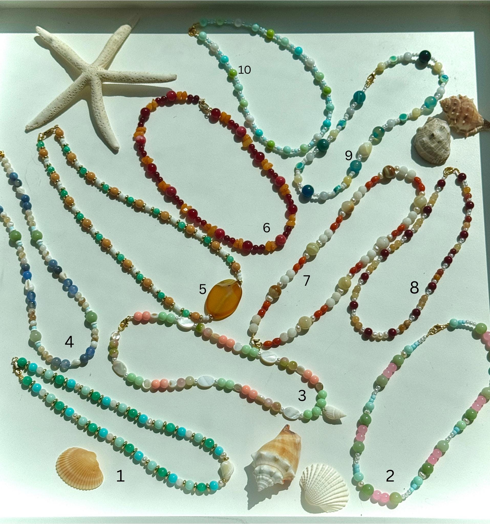 Handmade Beaded Necklaces | Custom Colorful Jewelry - Etsy