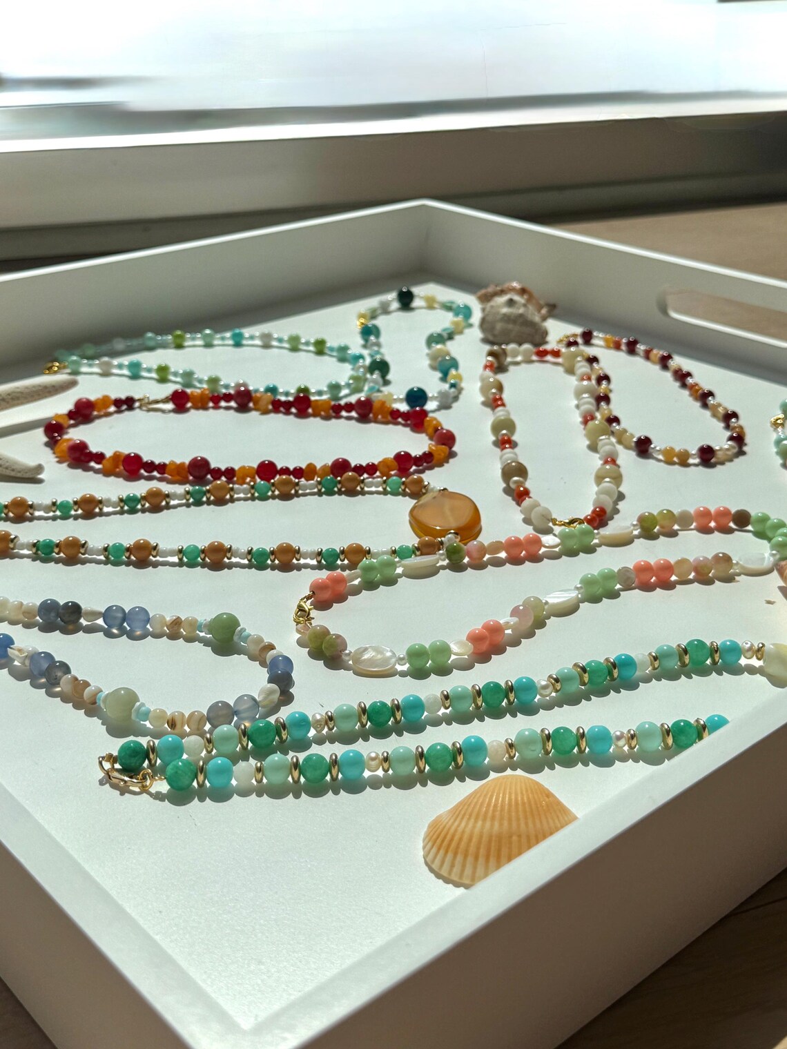 Handmade Beaded Necklaces | Custom Colorful Jewelry - Etsy