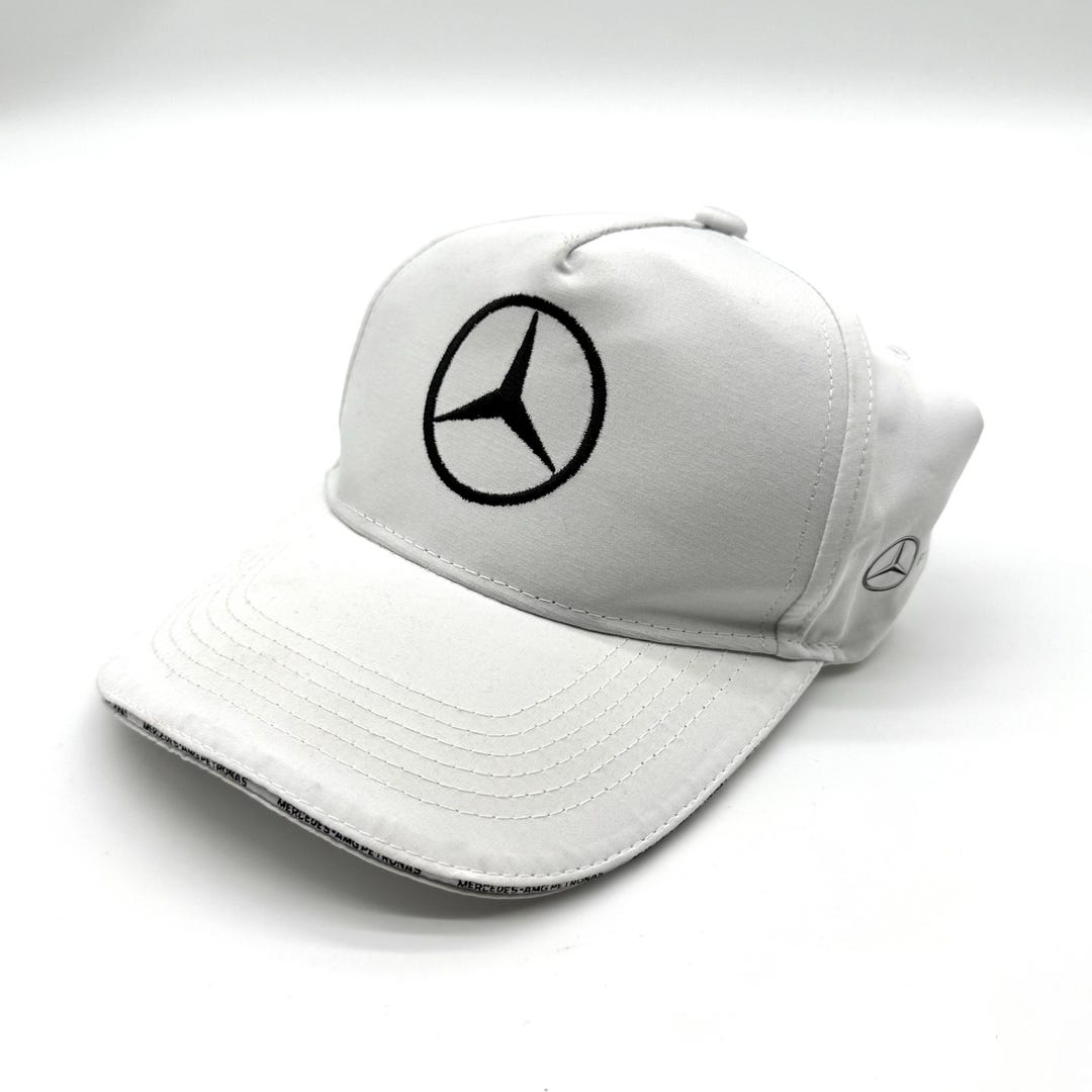 Mercedes-benz Petronas White Cap – Premium Adjustable Motorsport Hat ...