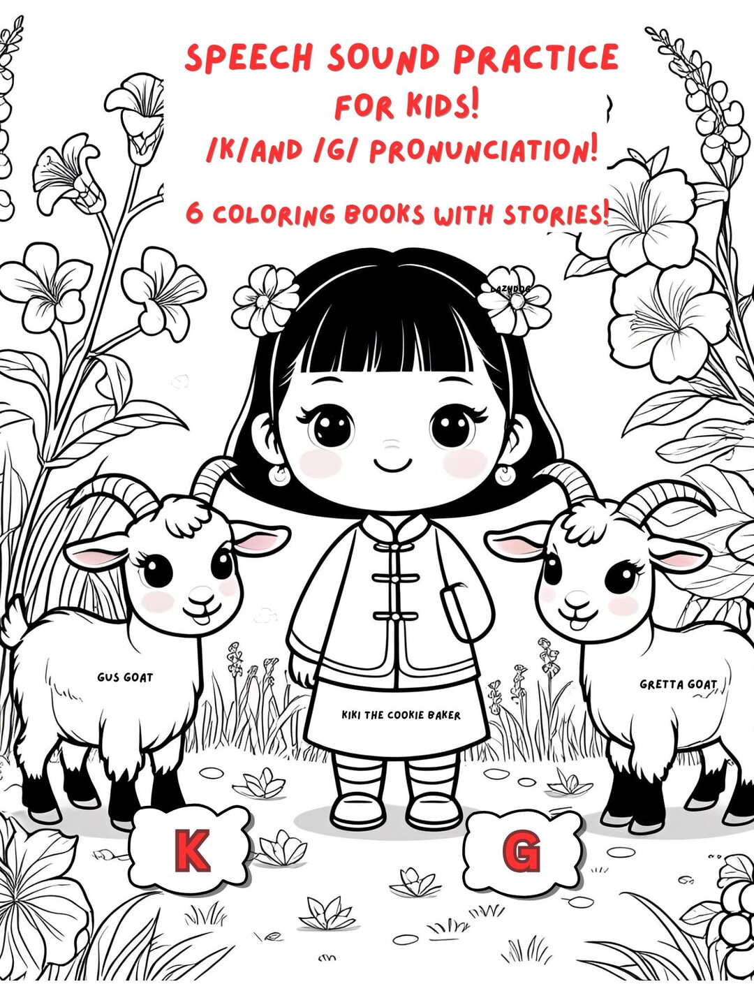 K/ /G/ Workbook | Speech Articulation Practice | Activities, Stories ...