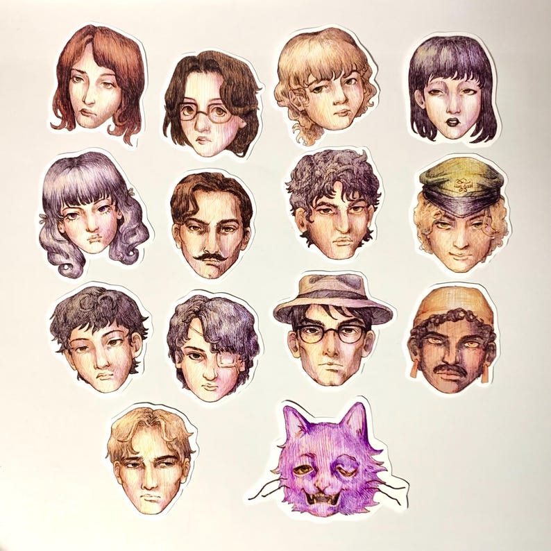 Fear and Hunger Termina Portrait Stickers - Choose Your Own Bundle - Etsy