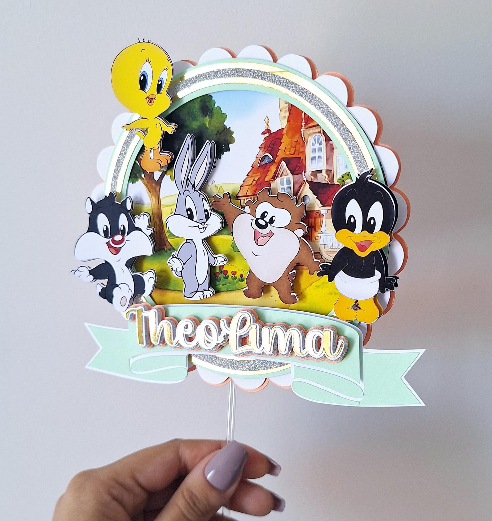 Baby Looney Tunes Cake Topper • Printable SVG STUDIO • Bugs Bunny, Lola ...