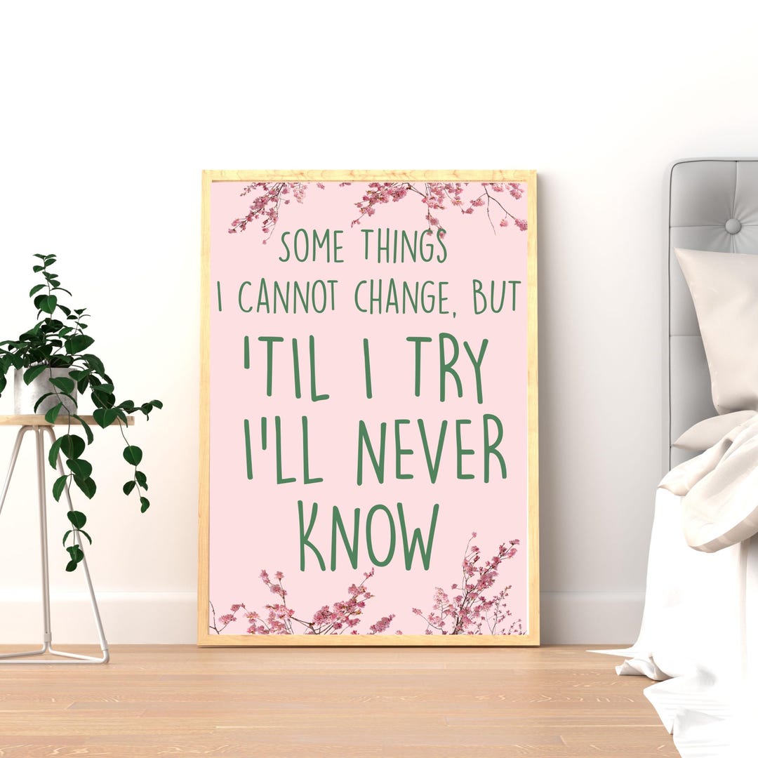 Wicked Quote Print: Elphaba Inspired Pink Dorm Decor (digital Download ...