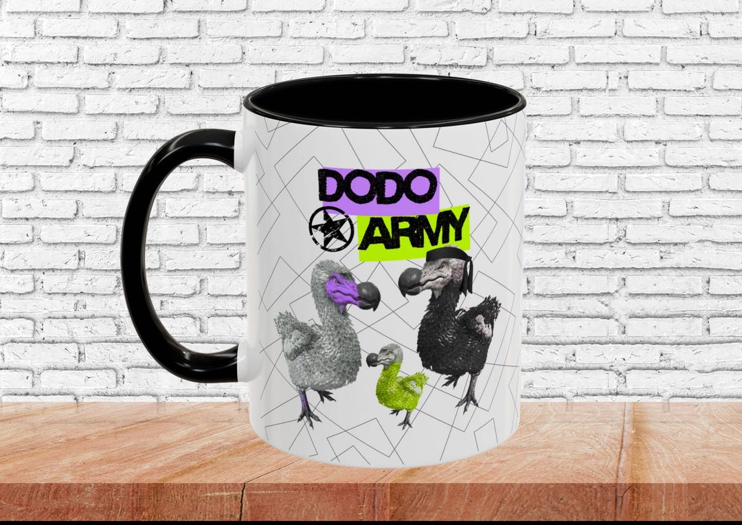 ARK Survival Ascended Dodo Army Mug Cup Merch Gamer Gift Funny Dino ...