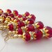 Deep Red Decorative Tassles 1 Pair - Etsy