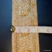 Gold Trim Embellished Trim Flower Trim Gold Fabric Trim - Etsy