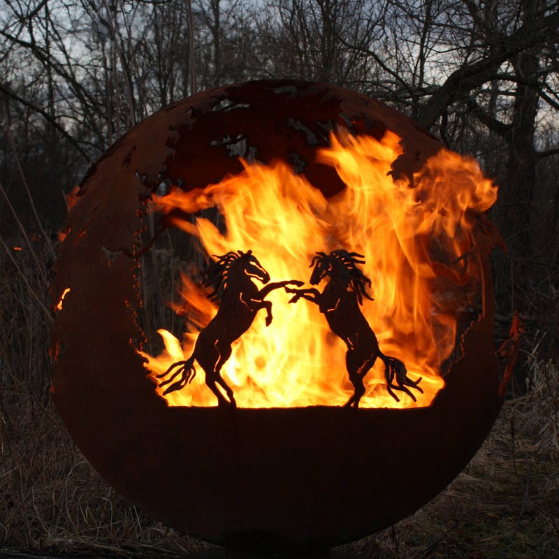 Fire Pit Sphere - Etsy
