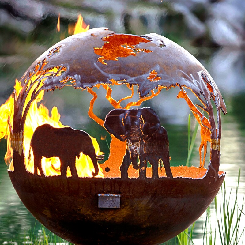 Giraffe Fire Pit - Etsy