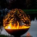 Phoenix Rising Fire Pit Sphere: Custom Steel, Wood Burning - Etsy