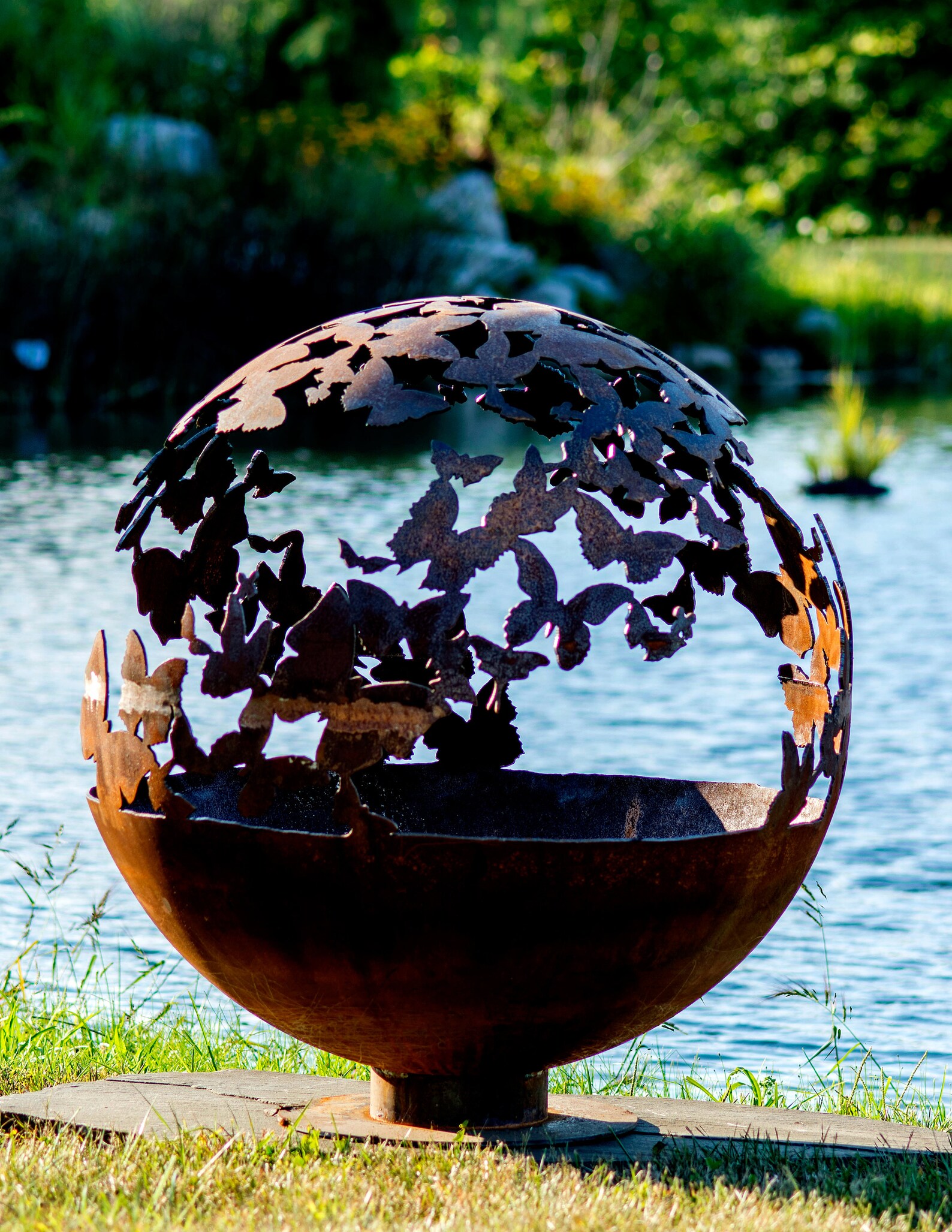 Wings – Butterfly Fire Pit Sphere - Custom Made - Etsy