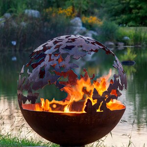 Wings – Butterfly Fire Pit Sphere - Custom Made - Etsy