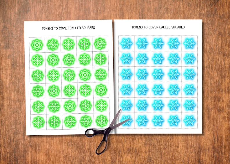 Winter Bingo Game Printable | Kids Holiday Activity | Classroom Party ...