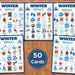 Winter Bingo Game Printable | Kids Holiday Activity | Classroom Party ...