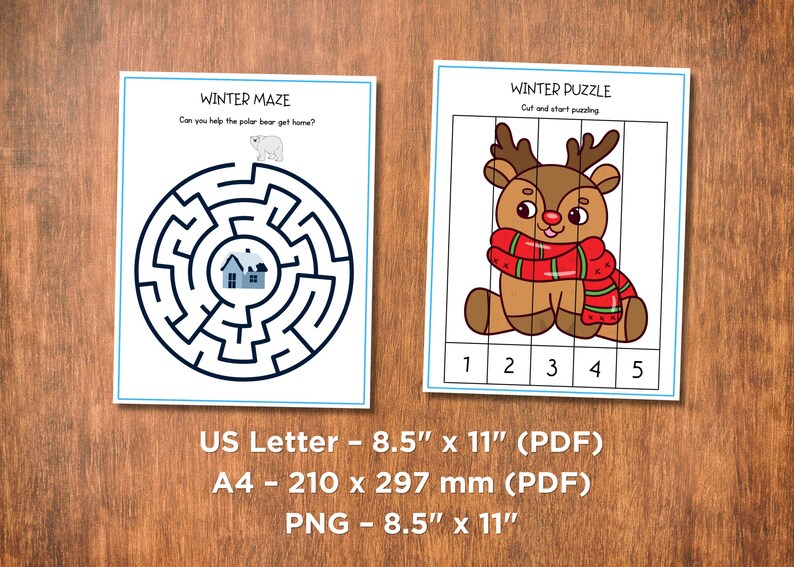 Winter Preschool Activity Pack | Printable Worksheets for Kids ...