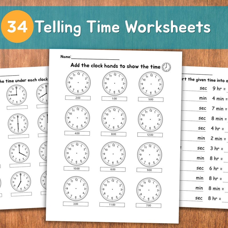 Work Sheet for 2 Grade - Etsy